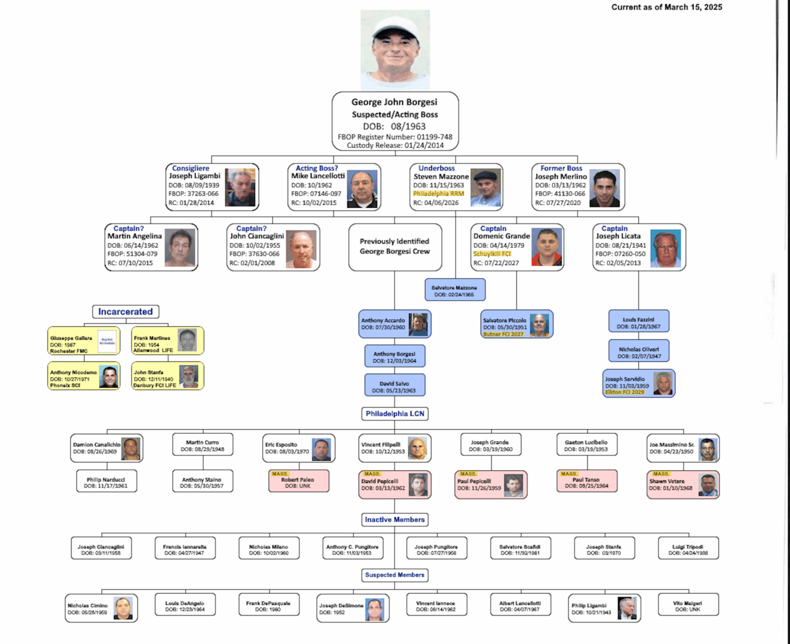 Mafia Bosses and Leadership Charts in 2025 (Part 1) | About The Mafia